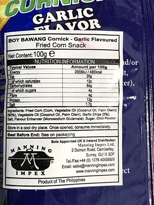 Boy Bawang Cornick (Garlic Flavour) 100g | Buy Now with Express ...