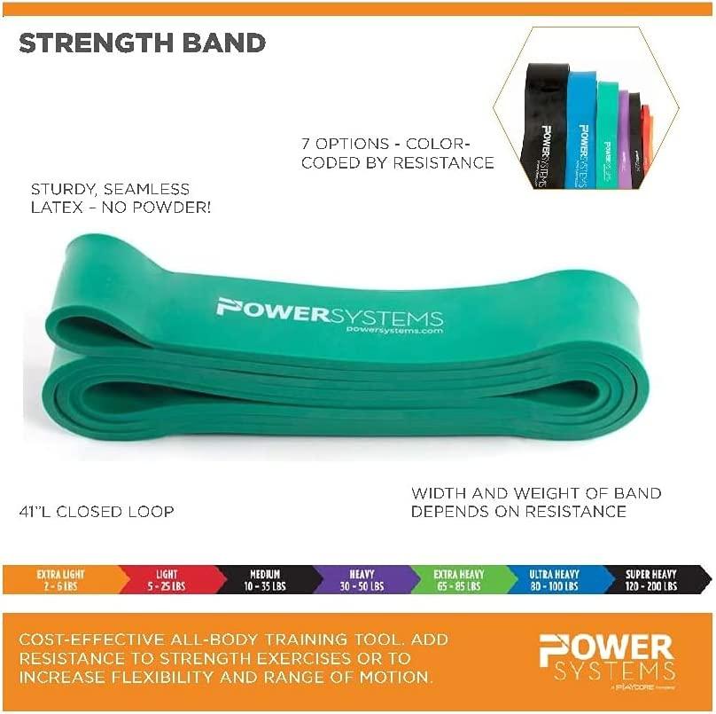 Power Systems Strength Band Heavy - Premium Resistance Band for Intense ...