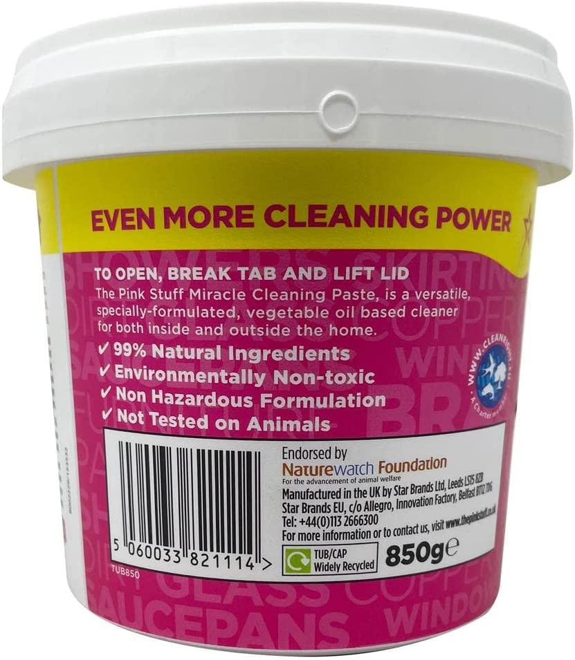 Stardrops The Pink Stuff Miracle Cleaning Paste 850g - Powerful 1.9 ...