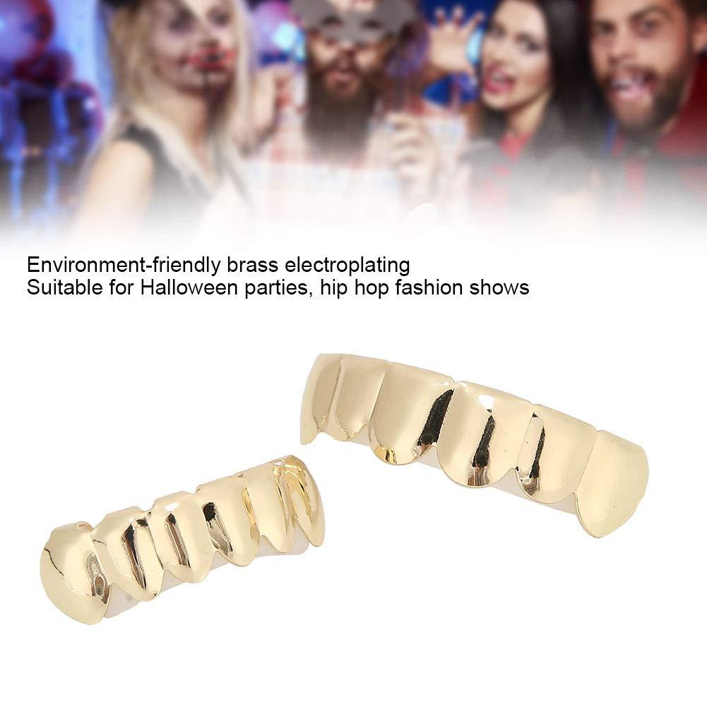 Shop Gold Hip Hop Grillz - Temporary Dentures & Bling Teeth Decoration ...