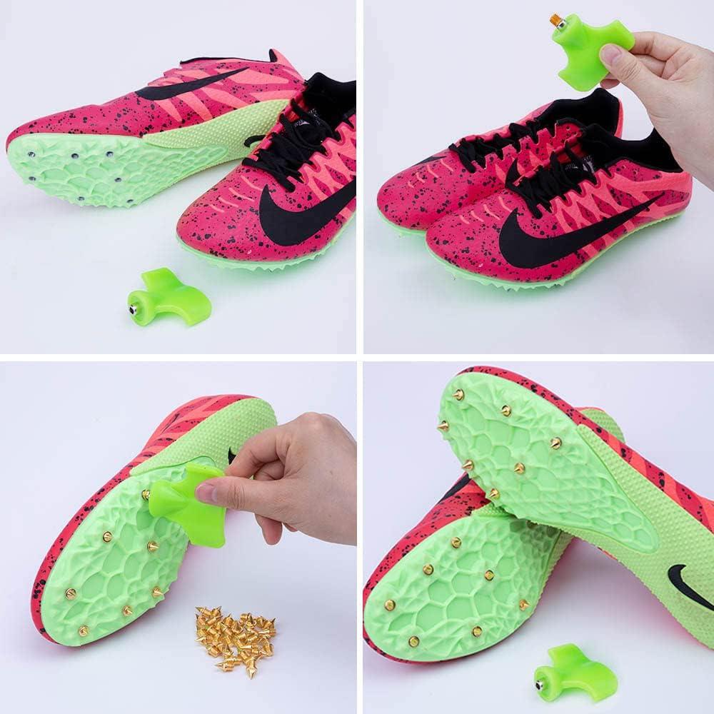 Lejof Carbon Steel Track Spikes 1/4 Inch - 50 Pcs Lightweight 0.47g ...