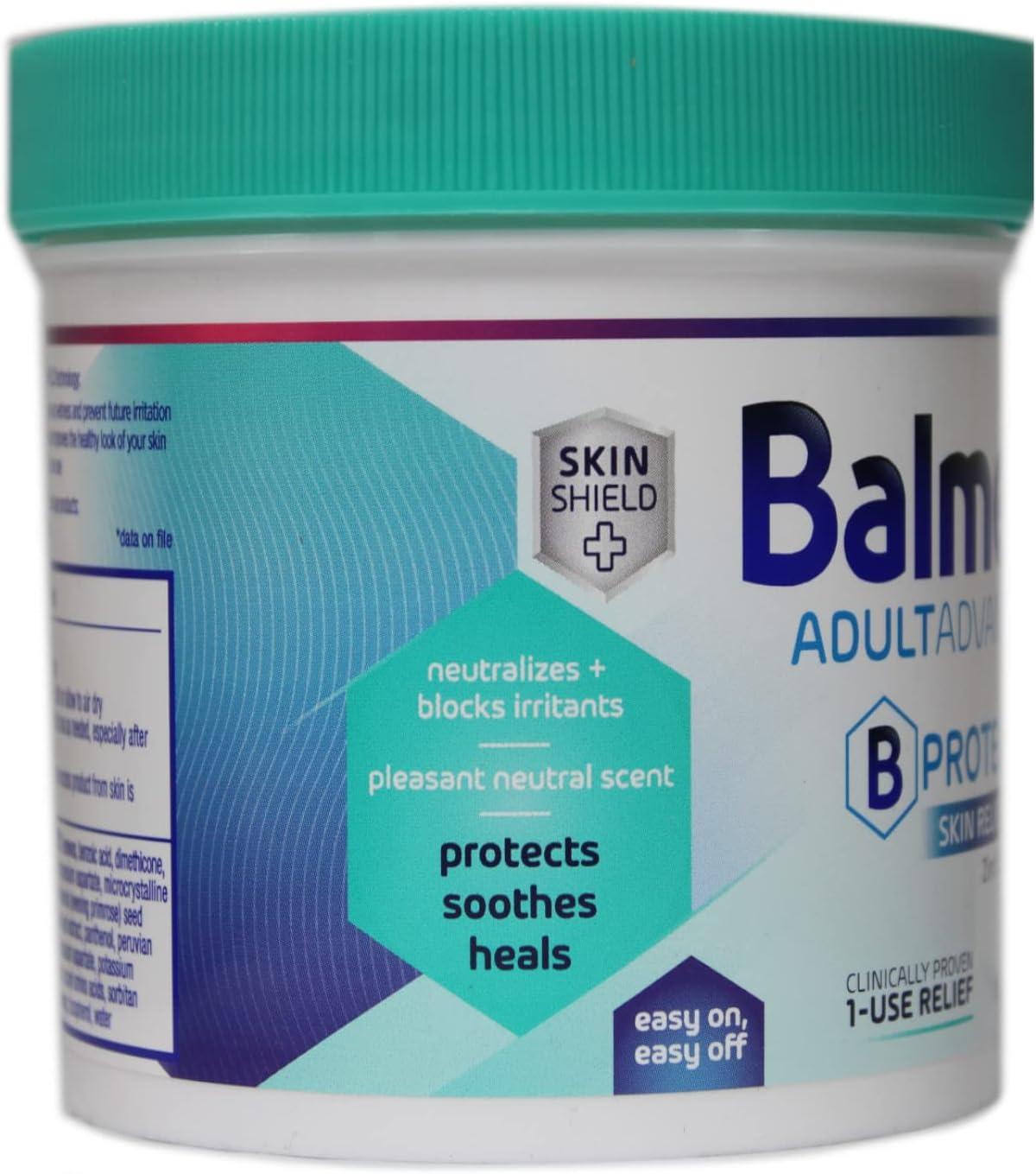 Balmex Adult Care Rash Cream 12 Oz Pack Of 6 Soothes And Protects Skin