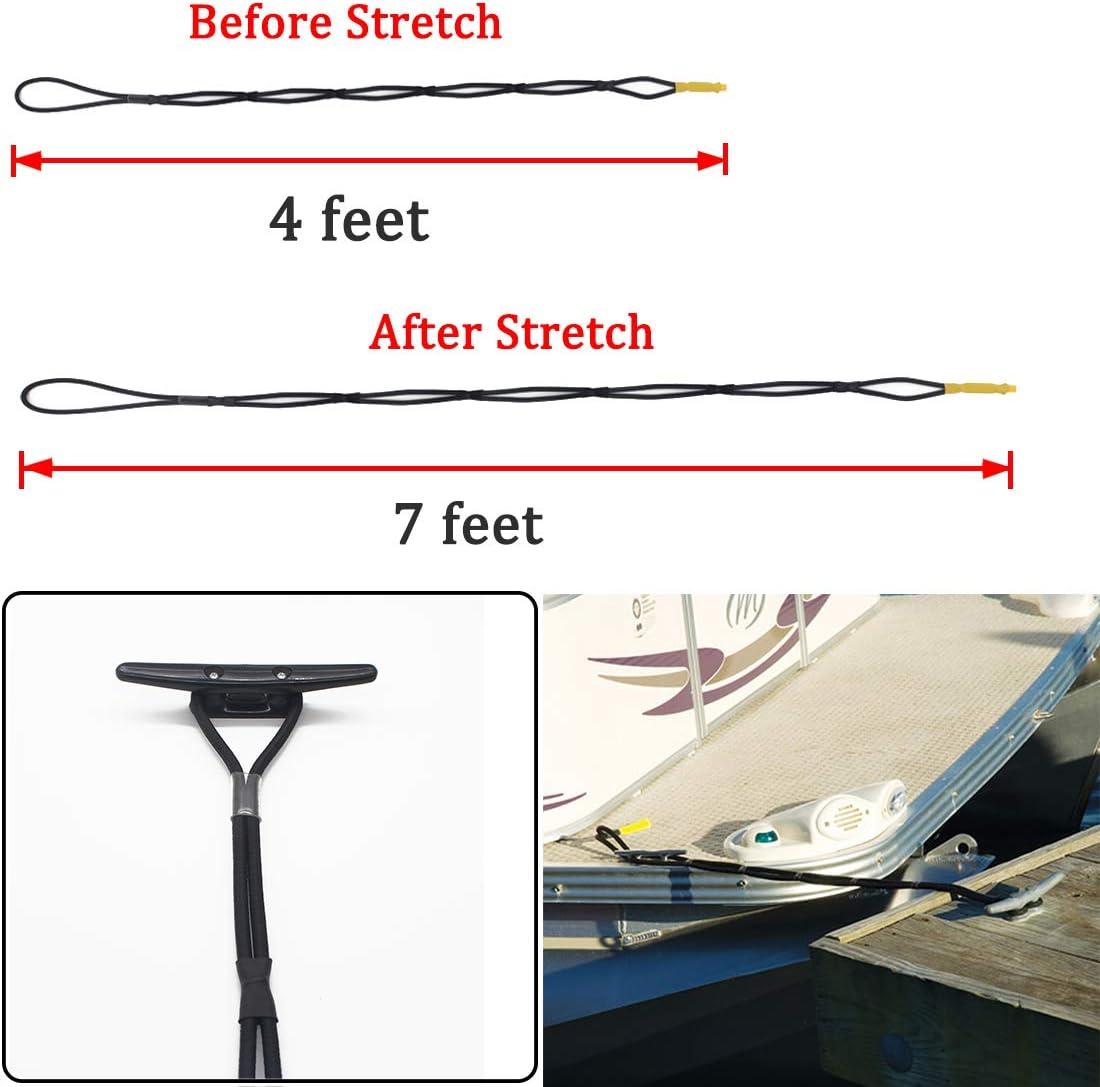 Boaton Boat Bungee Dock Lines - Ideal for Quick & Easy Boat Tying and ...