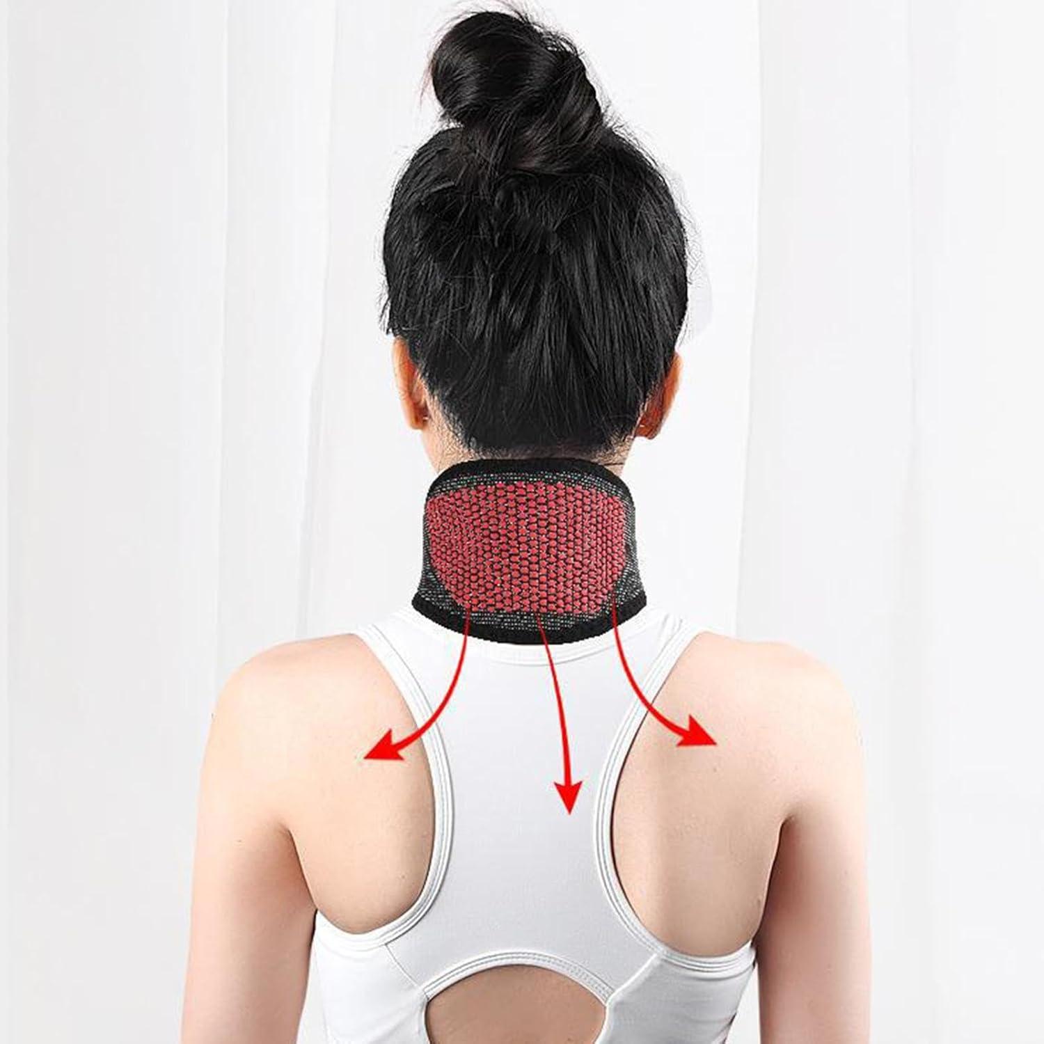 Firulab Heated Neck Wrap | Magnetic Support & Adjustable Thermal Collar ...