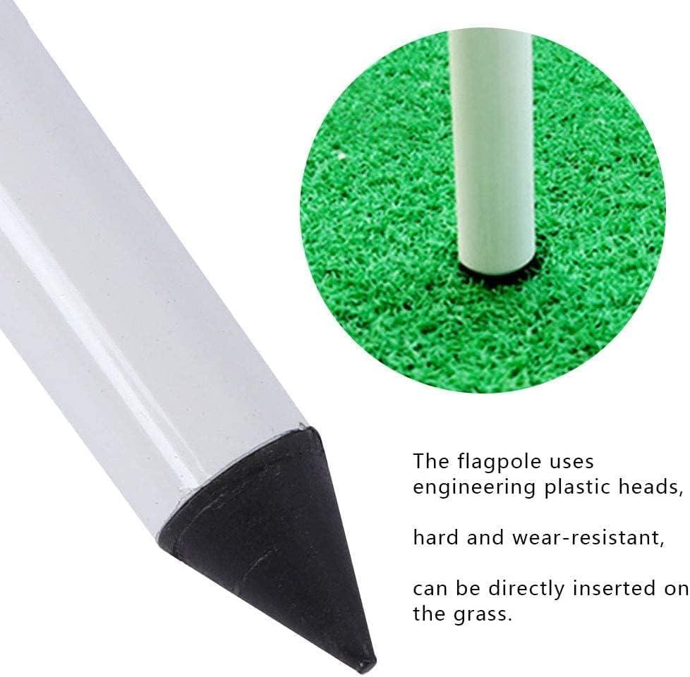 6ft Detachable Golf Flagstick Set - Portable, 3-Section Design (2 Pack ...