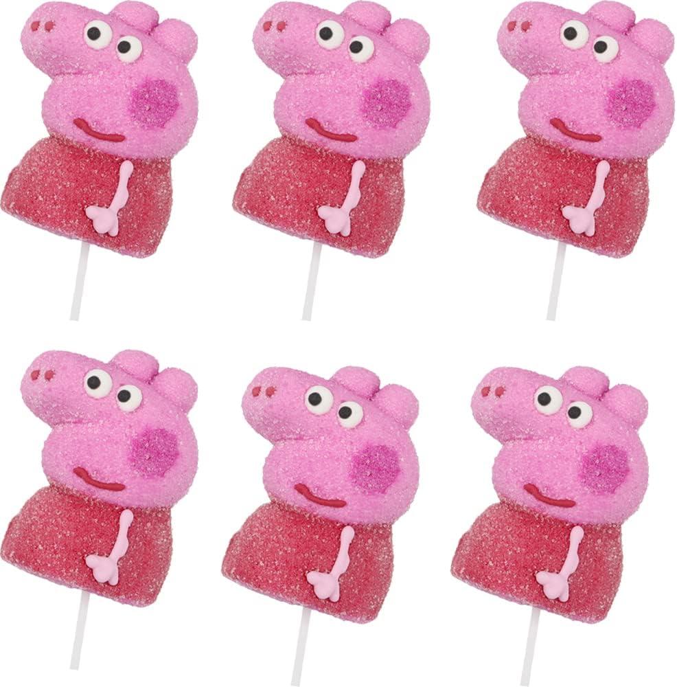 Peppa Pig Marshmallow Lollipop 30g | Pack of 6 | Buy Now with Express ...