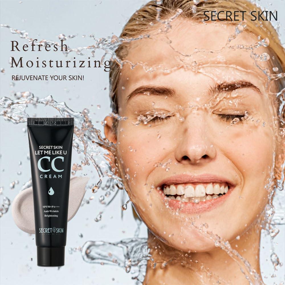 SECRET SKIN CC Cream Foundation for Mature Skin - Moisturizing Lifting ...