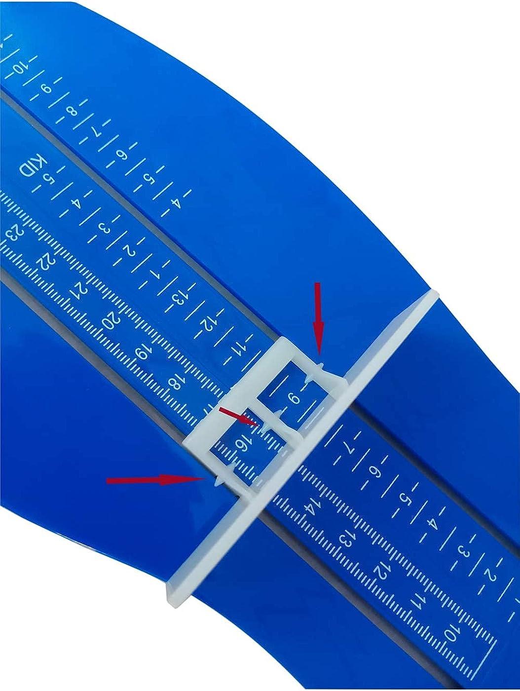 Kids Foot Measuring Device - Blue Shoe Sizer for Accurate Online Shoe ...
