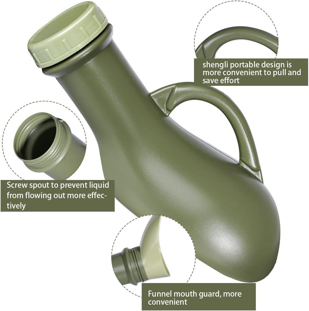 Portable Urine Bottle - 1000ml Emergency Urinal for Men & Women ...