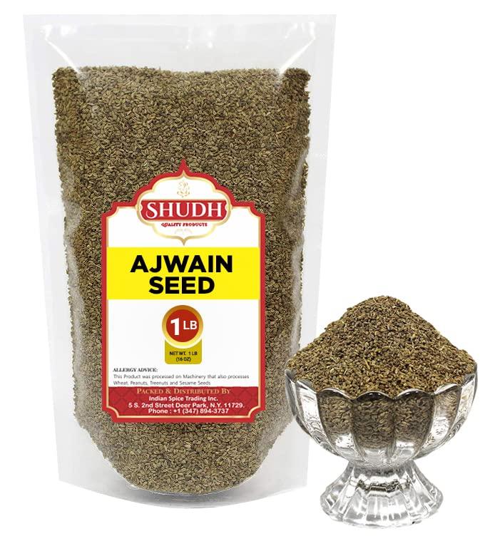 Indian Ajwain Seeds (Carom Bishops Seed) Whole Spice 16 oz - Natural ...