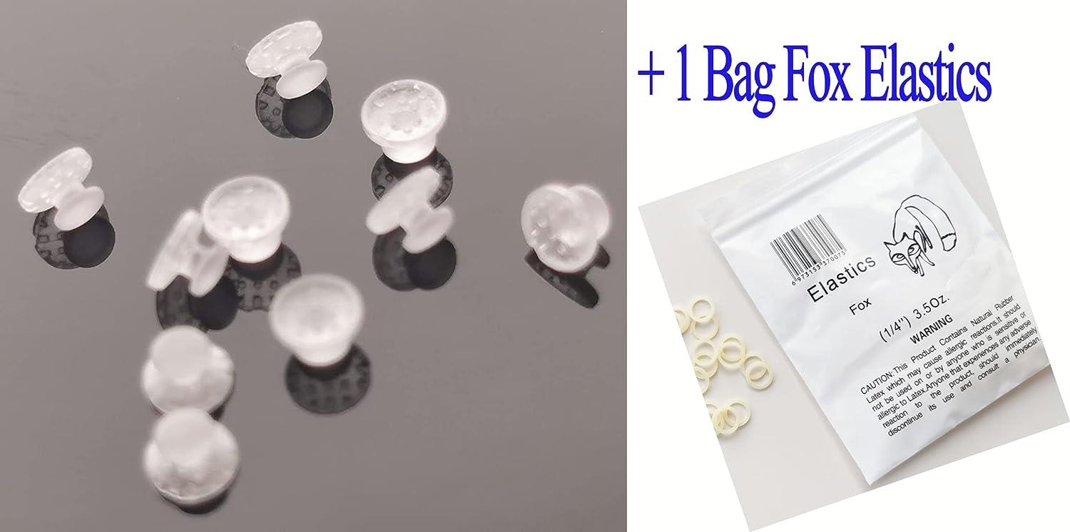 Orthodontic Composite Lingual Buttons - Pack of 10 Transparent Round ...