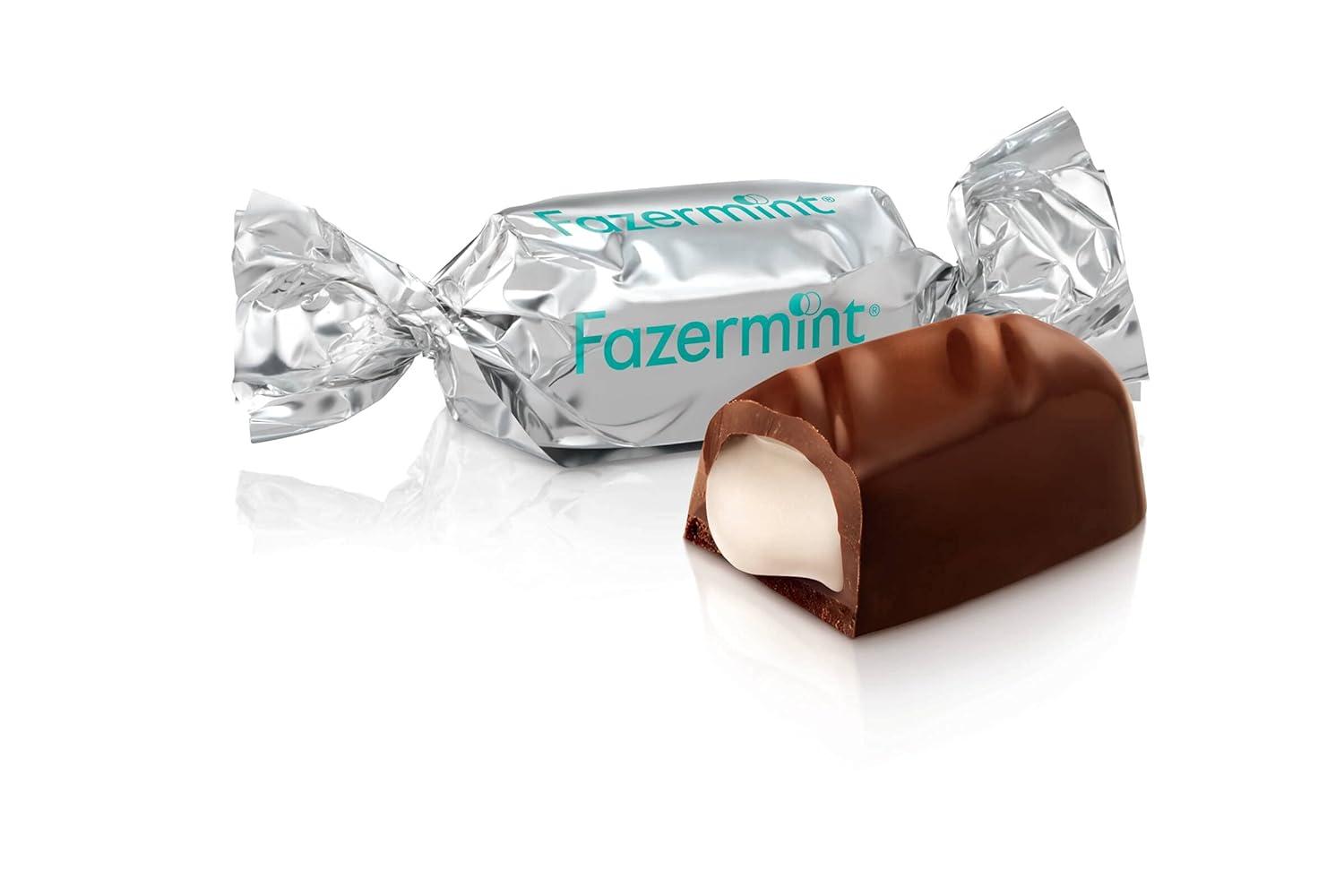 Fazermint Chocolate Pralines 270g - Mint Cream Filled Individually ...