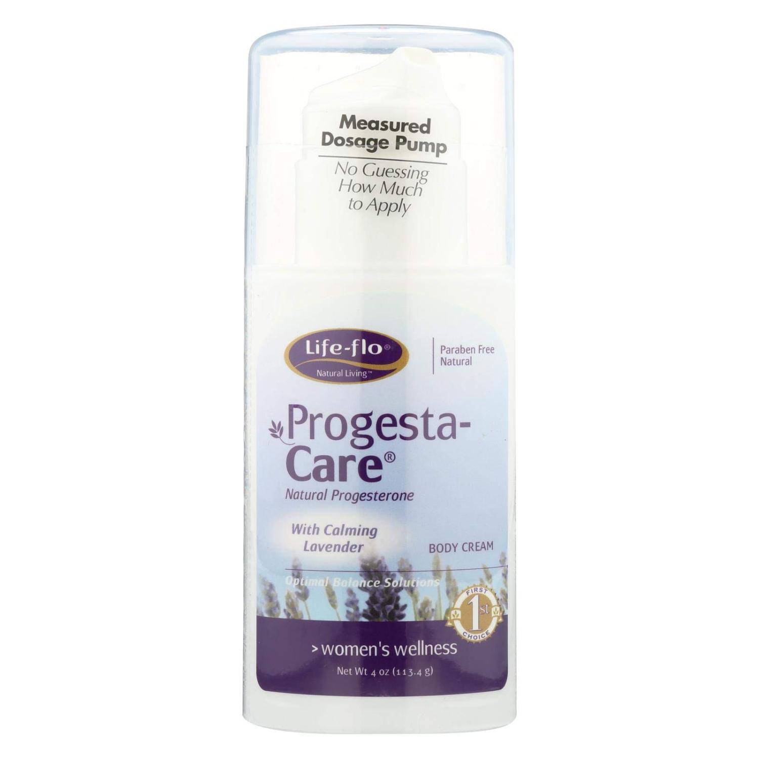 Life-flo Progesta-Care Body Cream with Calming Lavender - 4 oz for ...