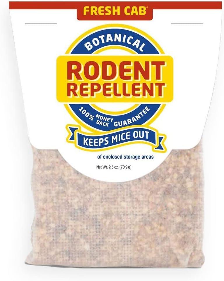 Fresh Cab Botanical Rodent Repellent 5 Scent Pouches - EPA Registered ...