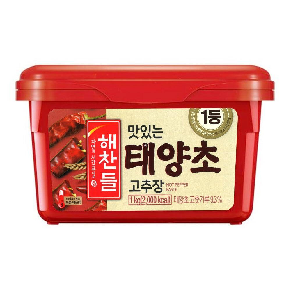 CJ Haechandle Gochujang Hot Red Chilli Pepper Paste Medium Hot in Tube 1kg | Buy Now with ...