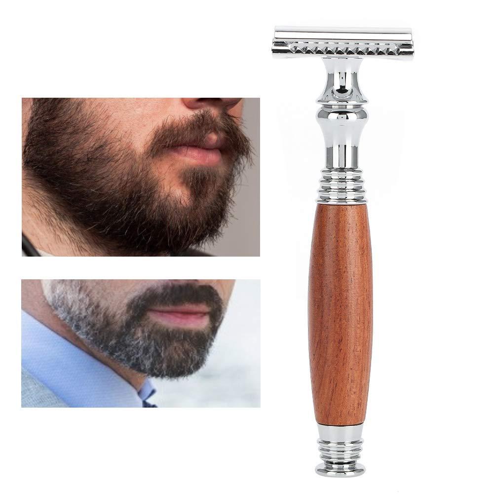 Classic Double Blades Hand Razor Set | 6 Wooden Handle Cleaning Tools ...