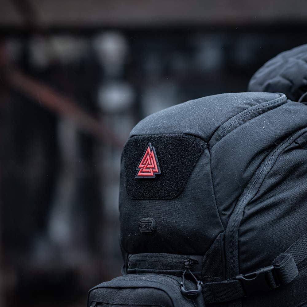 M-Tac Valknut Viking Norse Rune Morale Patch - Red PVC Military ...