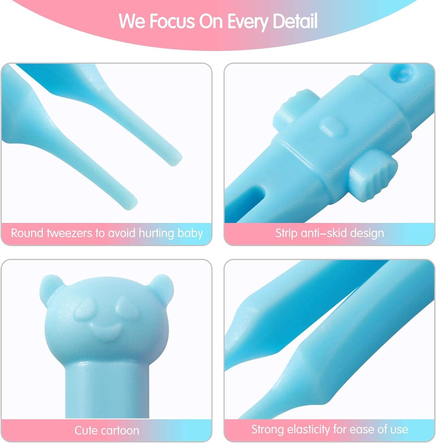 Baby Booger Remover Set - Safe and Effective Nose Tweezer for Infant ...