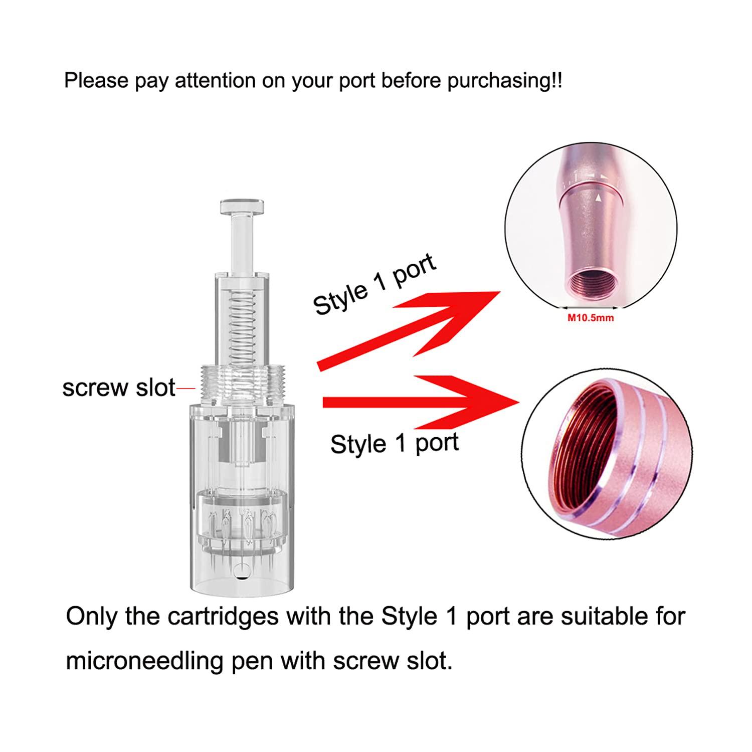 IPM Dermapen Needle Cartridges - 10 PCS 12-Pin Microneedling Set for ...