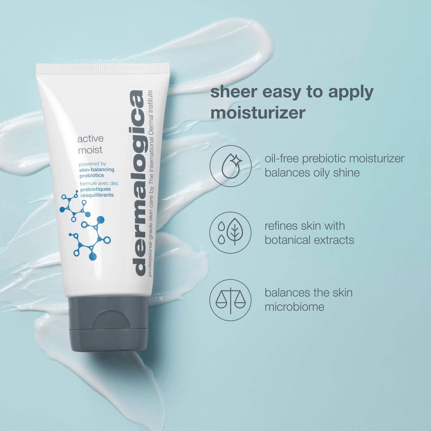 Dermalogica Active Moist - Oil-Free Lightweight Face Moisturizer ...