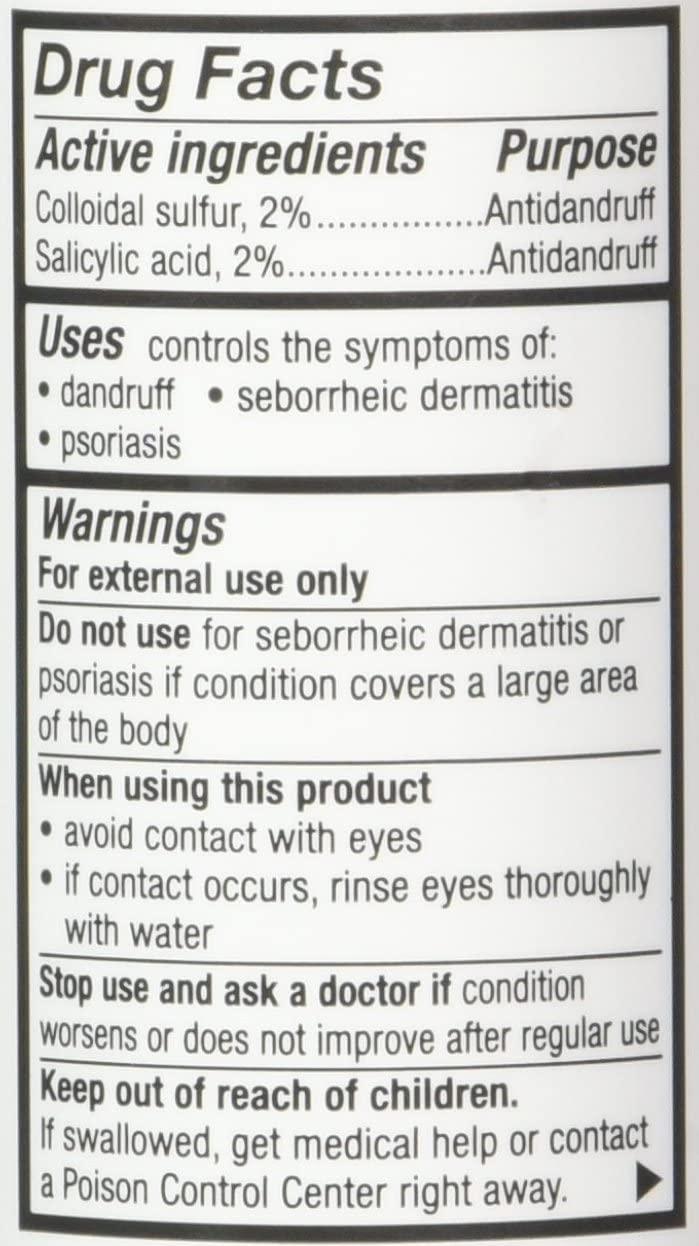 Sebex Medicated Shampoo for Dandruff, Seborrheic Dermatitis & Psoriasis ...