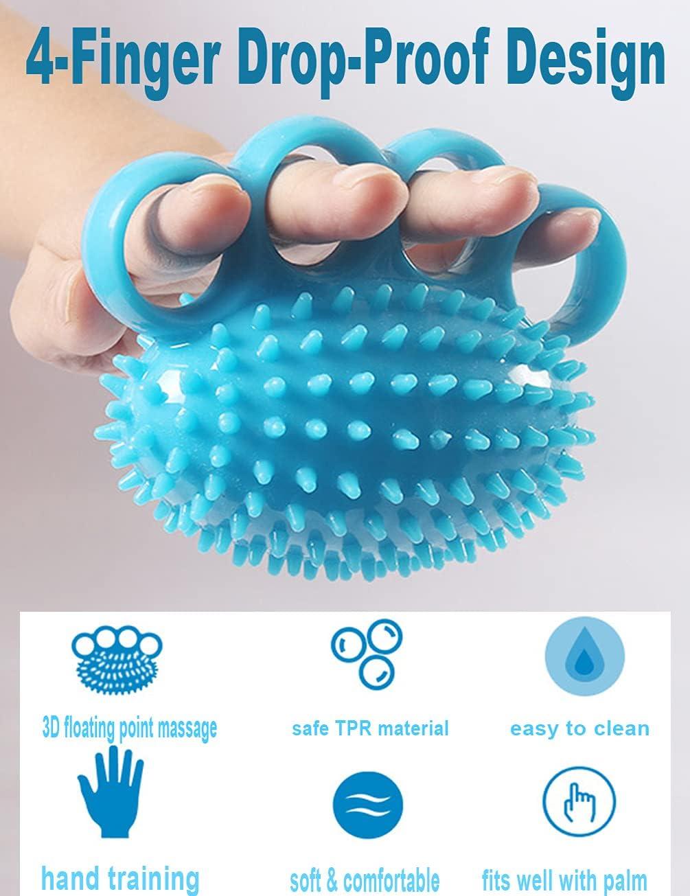 Hand Grip Strengthener Finger Exerciser Training Ball - Physical ...