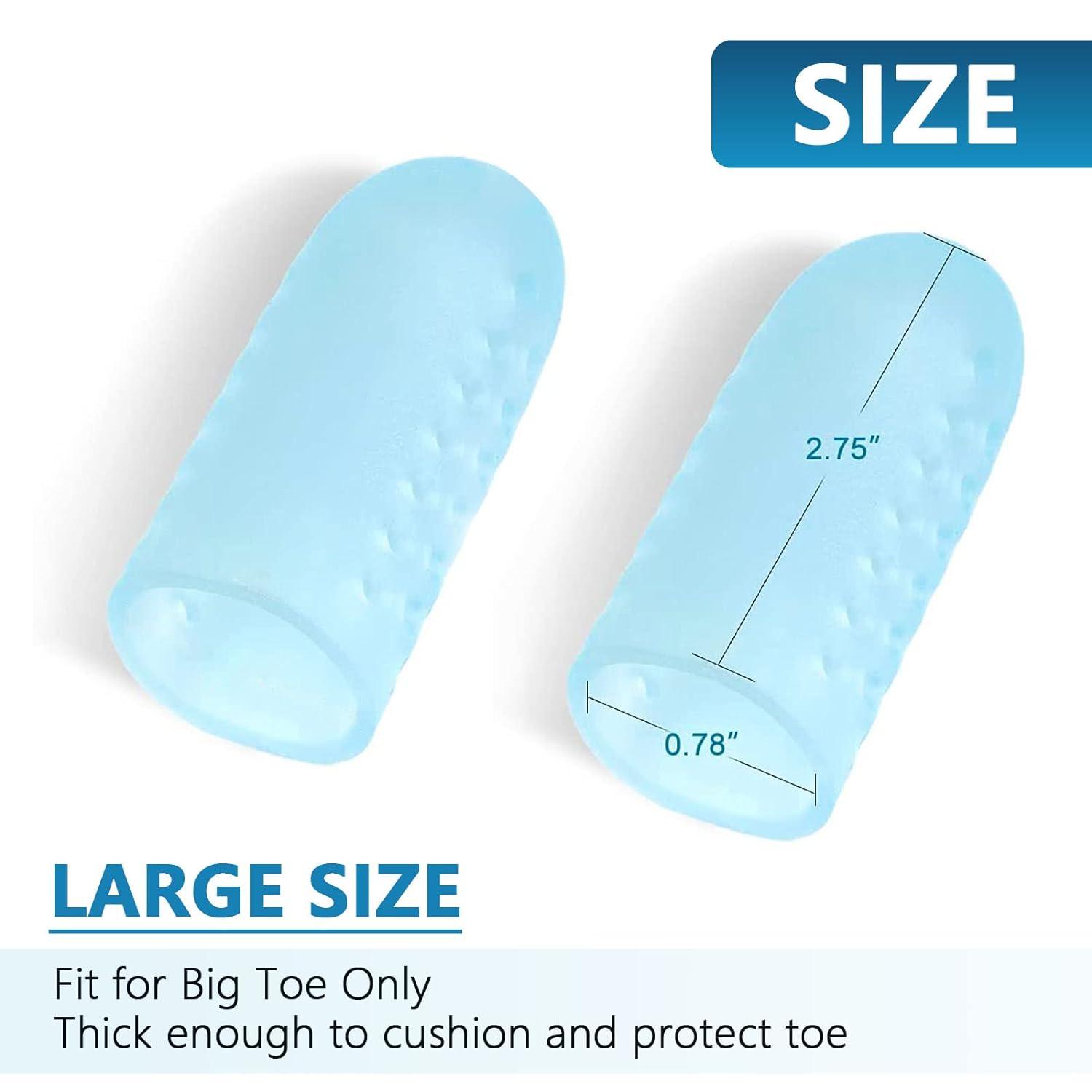 JKcare 12 Pack Breathable Big Toe Protectors with Holes - Silicone Gel ...