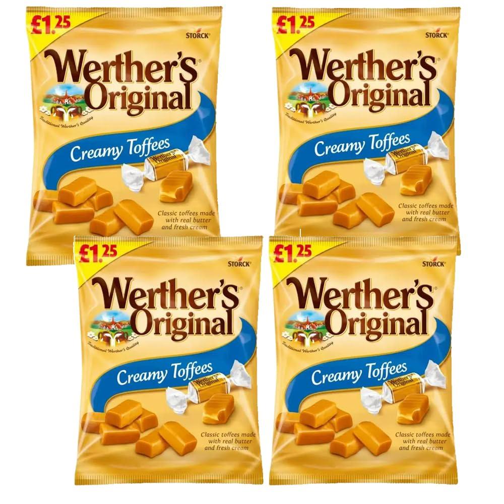 Werthers Original Sugar Free Creamy Toffees 65g (4 Packs) | Buy Now ...