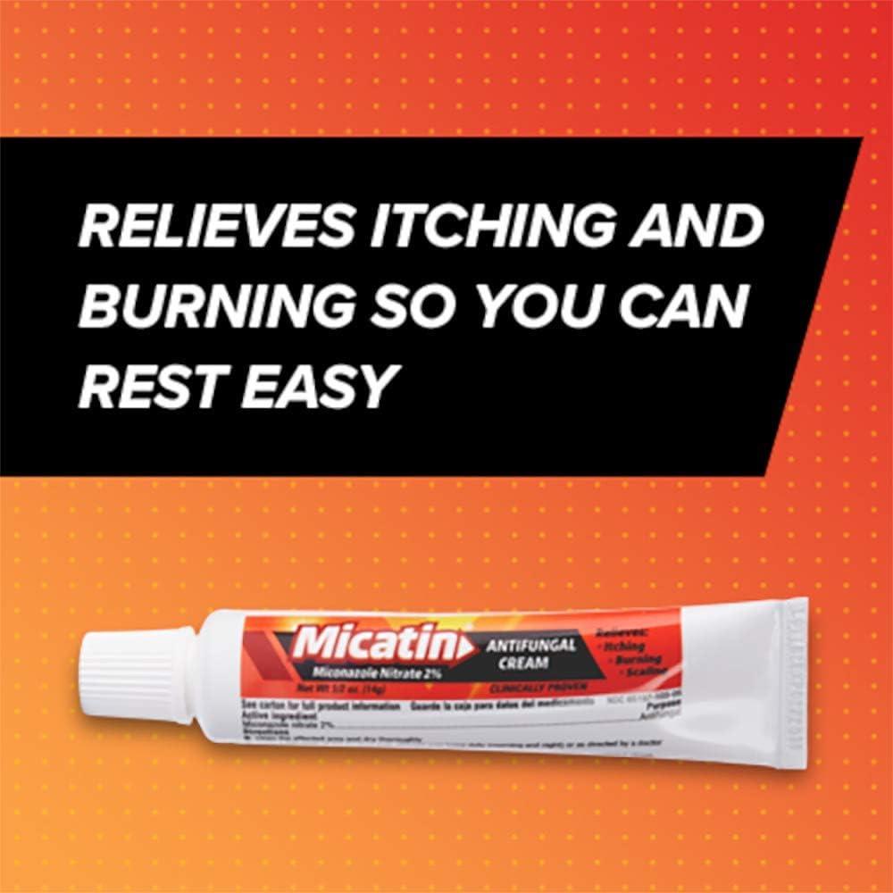 2pk Micatin Antifungal Cream with Miconazole Nitrate 2% - Treat Athlete ...