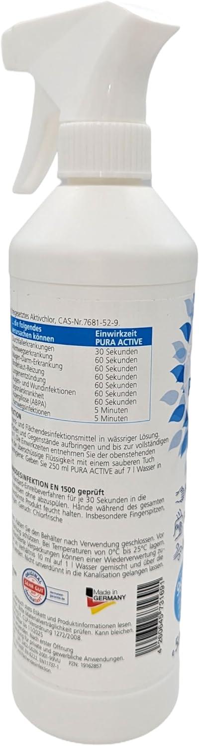 Pura Active Alcohol-Free Hand & Surface Disinfectant Spray 500 ml ...