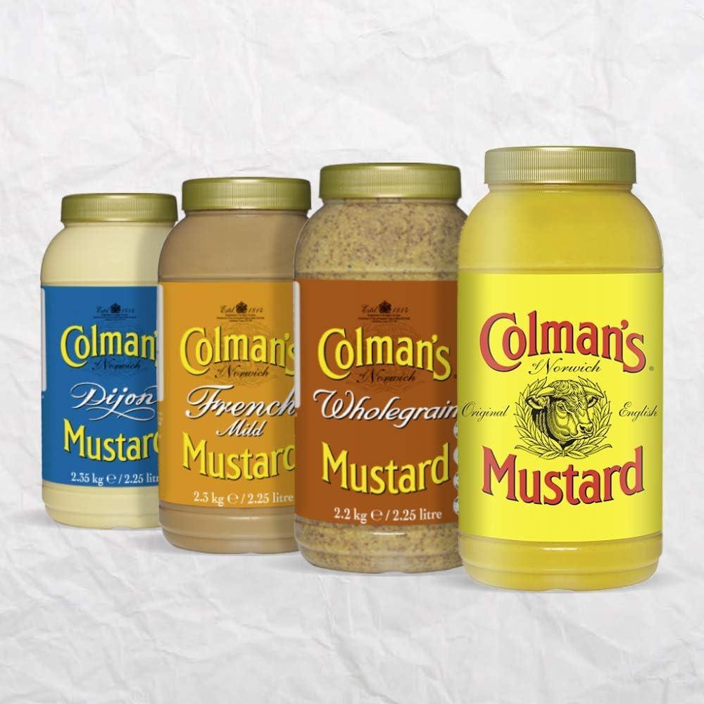 Colman's English Mustard 2.25 Litre - Authentic Mustard Condiment for ...