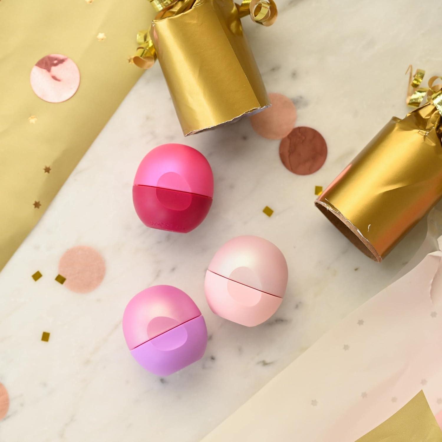 EOS Limited Edition Holiday Lip Balm Trio - Pink Champagne, Sparkling ...