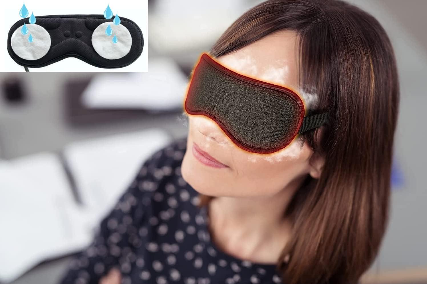 Heated USB Eye Mask for Dry Eyes - 105 F, 115 F, 125 F Temperatures ...