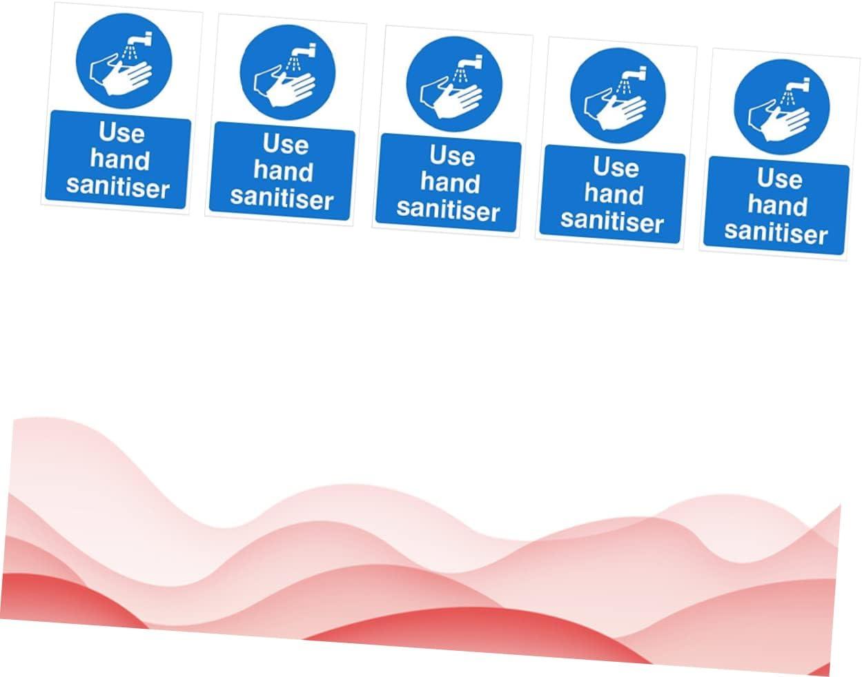 Hemoton 5pcs Pinup Wash Your Hand Stickers - Hand washing Sign Posters ...