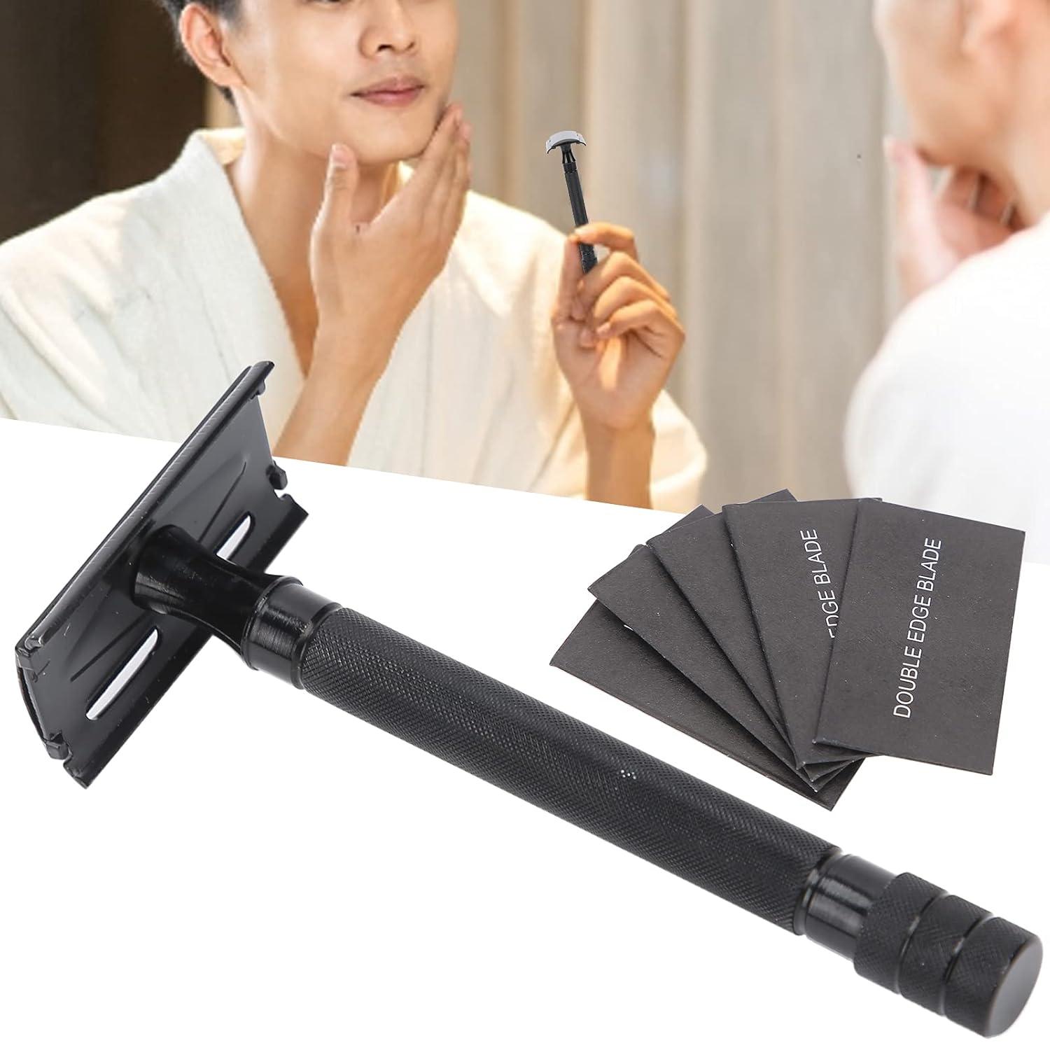 Razor Planer for Men - Dual Edge Beard & Haircut Portable Razor Set ...