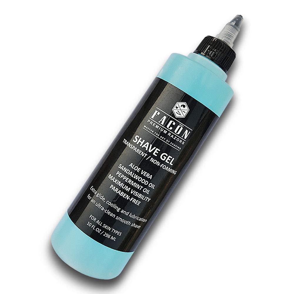 Fac n Clear Shave Gel with Aloe Vera, Menthol & Sandalwood - 10 fl oz ...