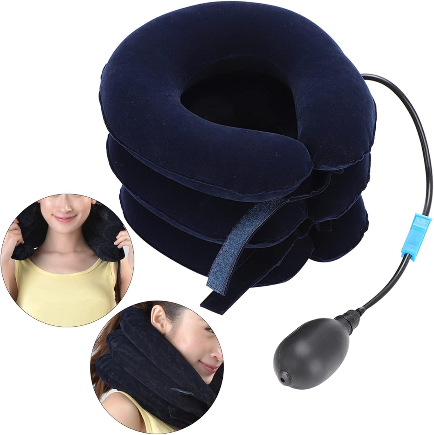 Buy Inflatable Neck Brace & Stretching Device - Breathable Neck ...