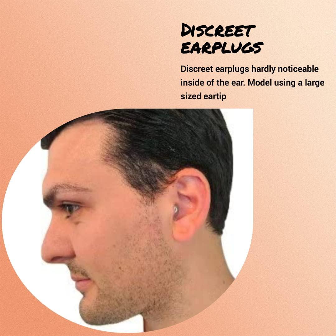 EGGZ Discreet Music Earplugs - Specifically for Music environments 21dB ...