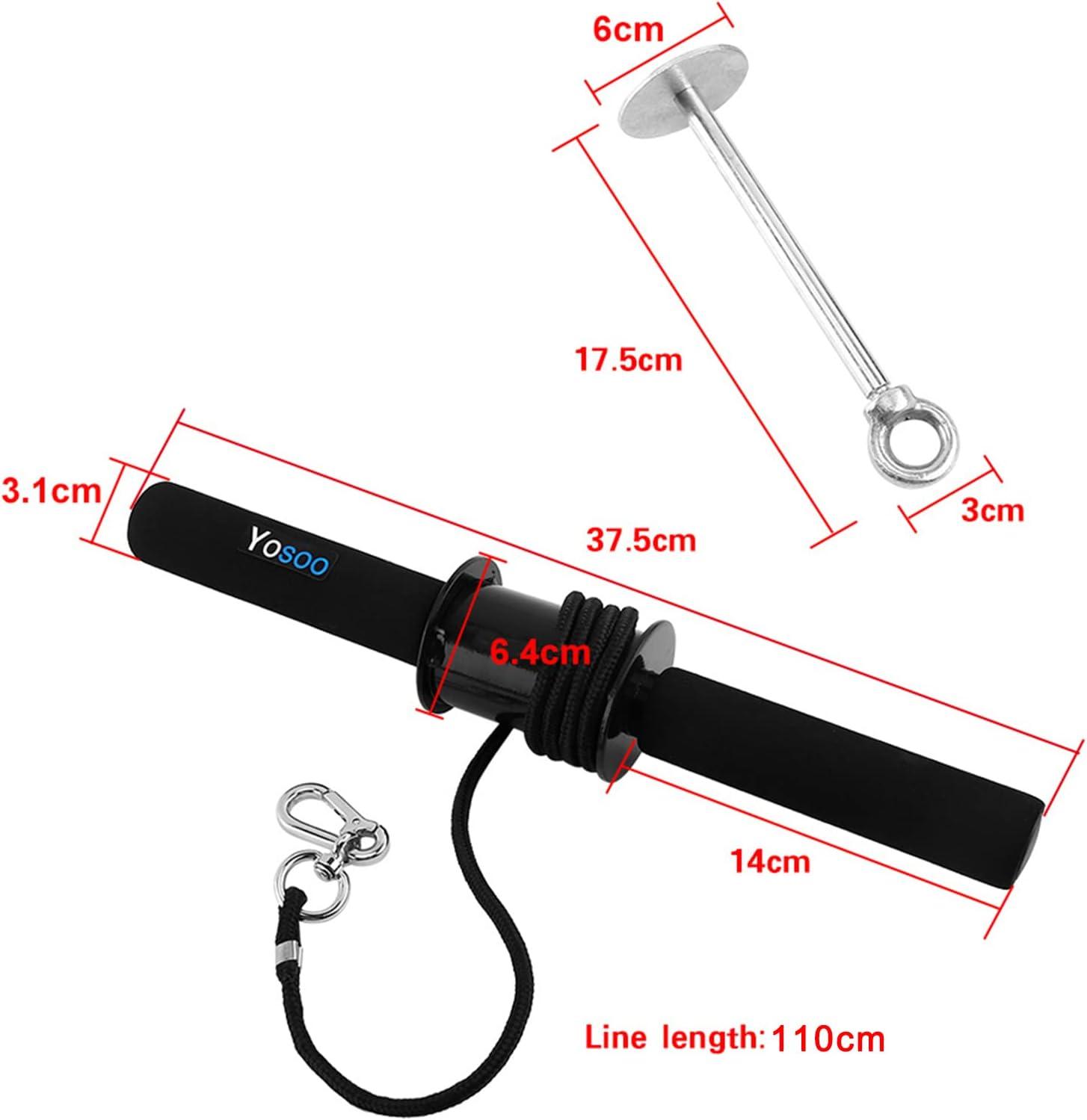 Yosoo Forearm Wrist Blaster Roller Trainer | Arm Strength & Power ...