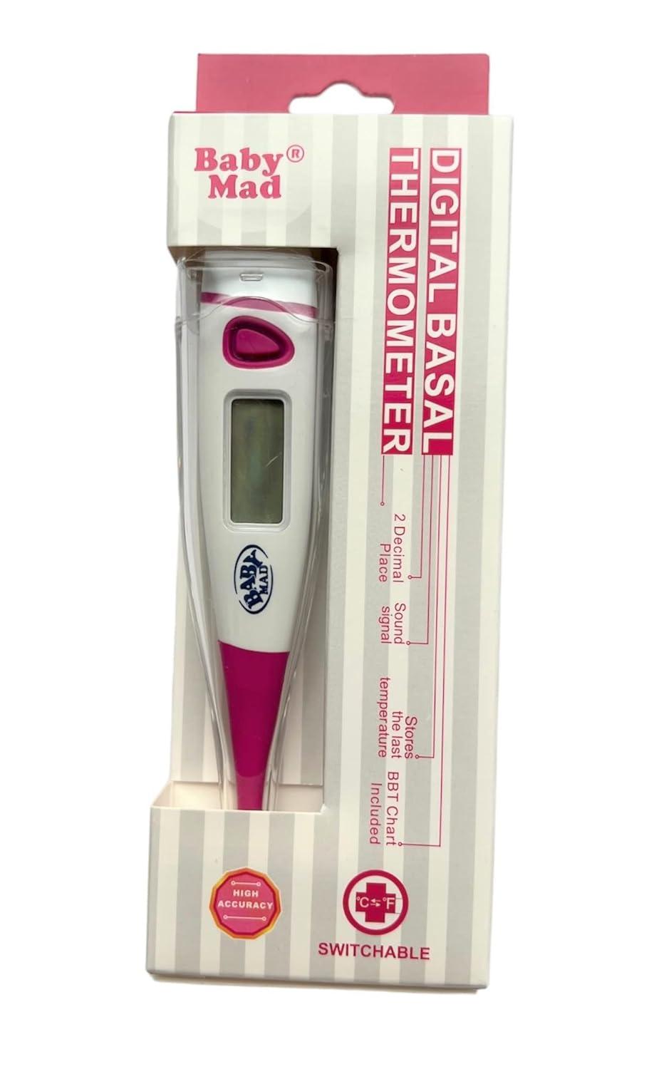 Digital Basal Thermometer 2 Decimal Place Degree Accuracy BBT Oral ...