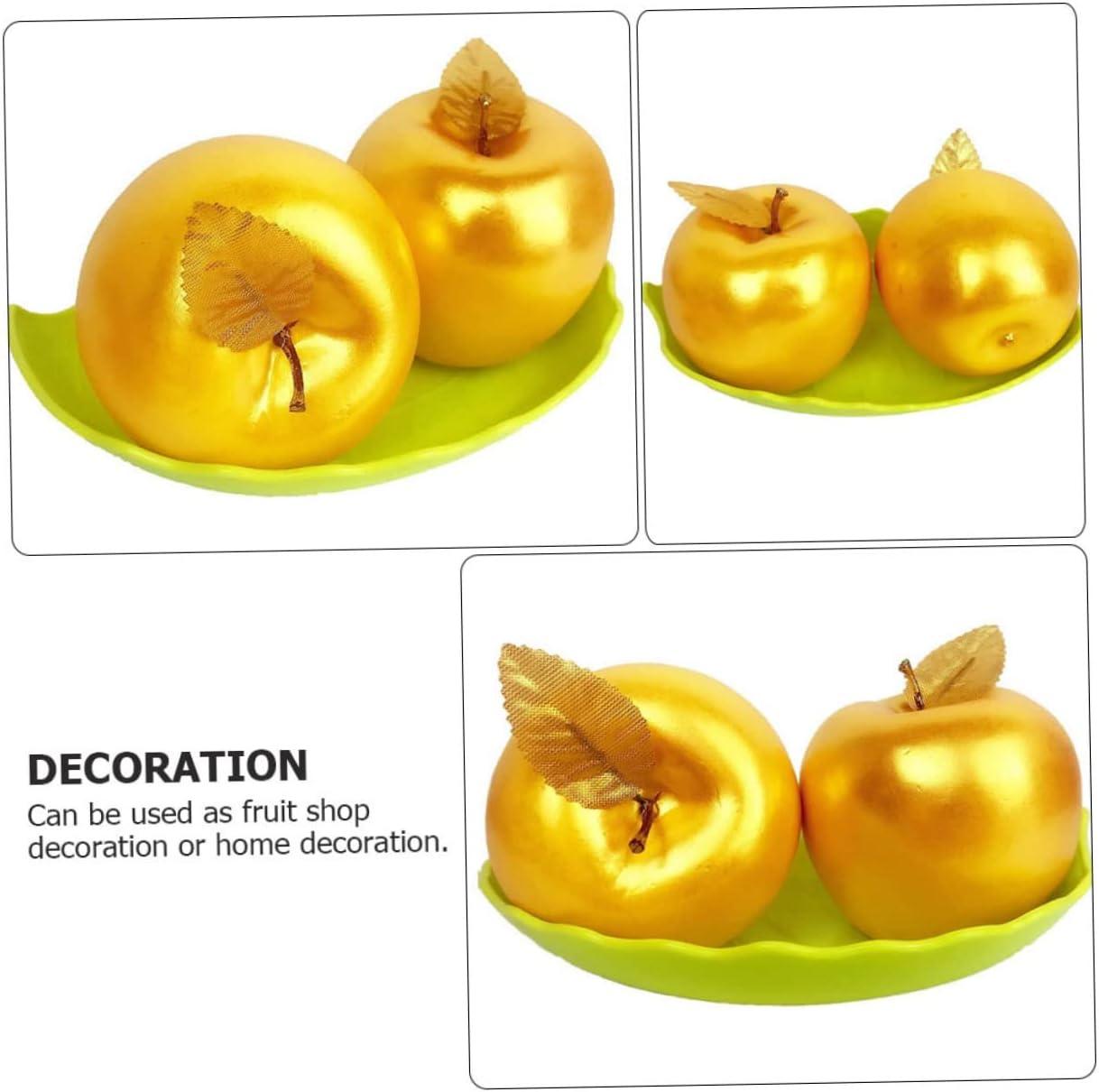 HOMSFOU 16 pcs window fake apple accessories modeling decorate Apples ...