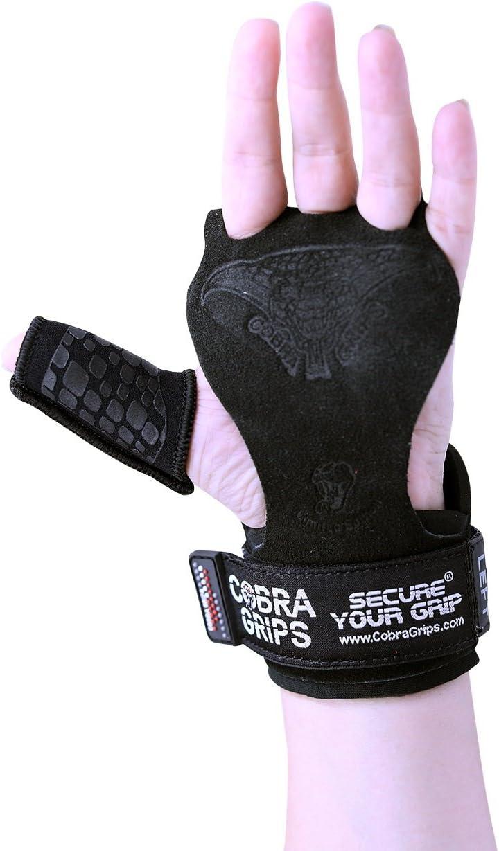 Cross Training Grips - Black Nubuck Leather, Small 3.75-4.25 - Prevent ...
