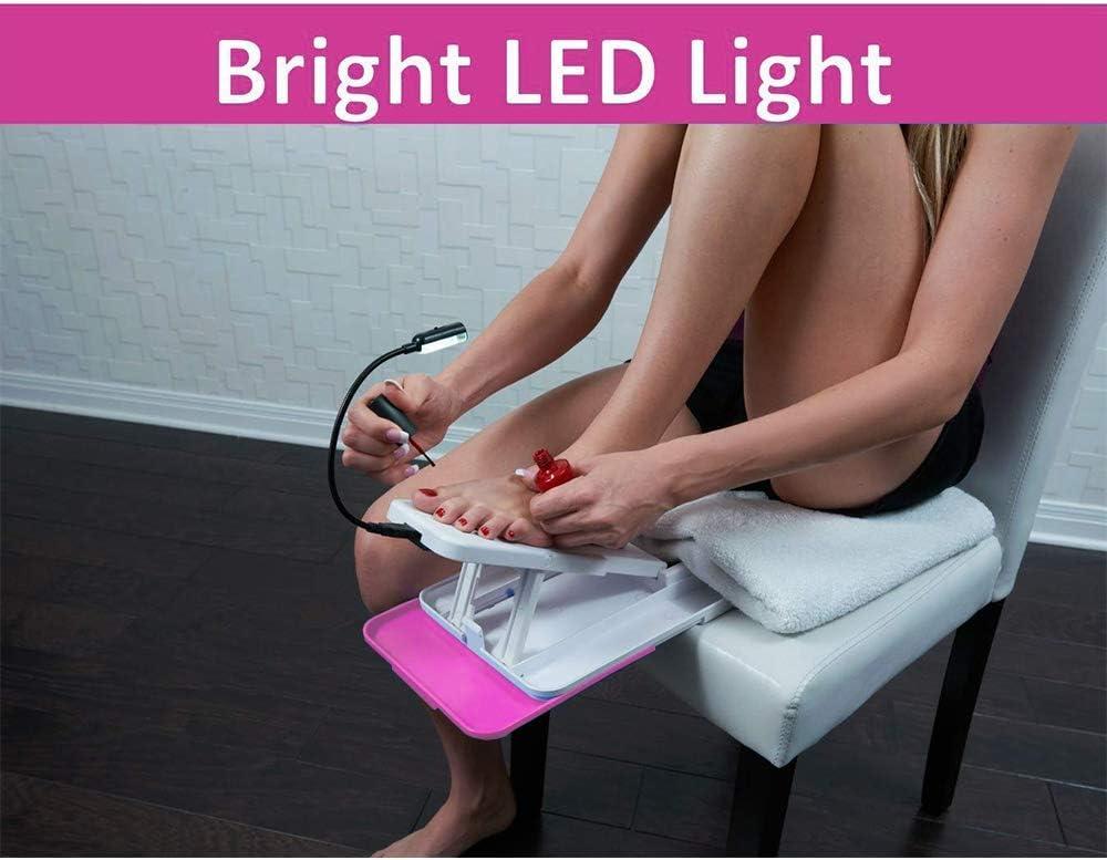 Stedi Pedi Pro Professional Home Pedicure Kit with Magnifier, Drying ...