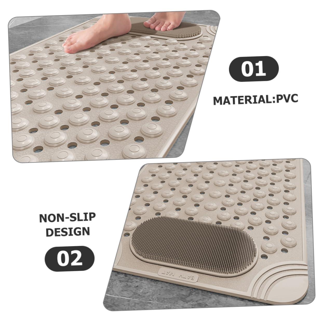 UKcooco Foot Scrubbing Mat Ultimate Shower Foot Massage & Cleaner with ...