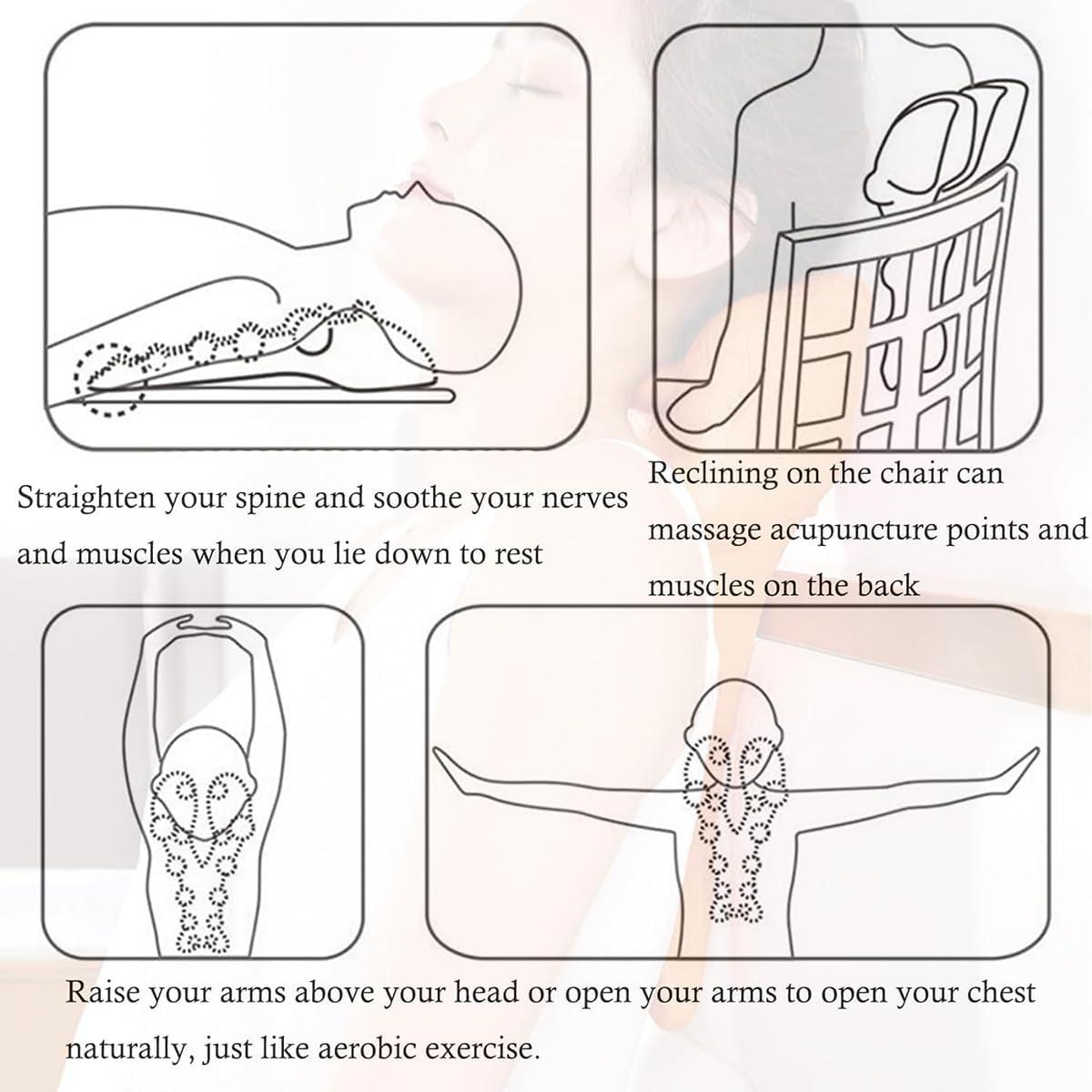 Neck and Shoulder Relaxer - Trigger Point Massager & Back Extension ...