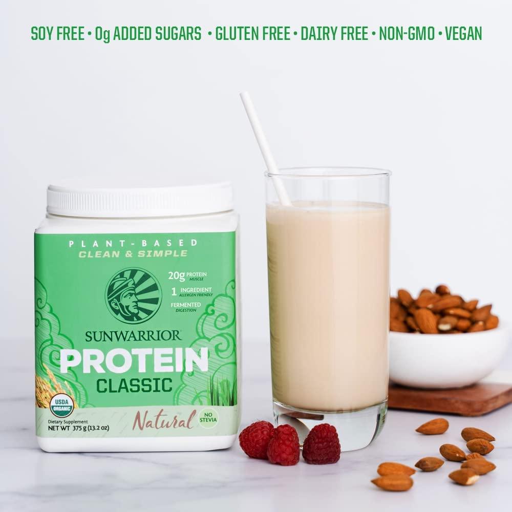 Sunwarrior Brown Rice Vegan Protein Powder | 375g Gluten-Free, Soy-Free ...