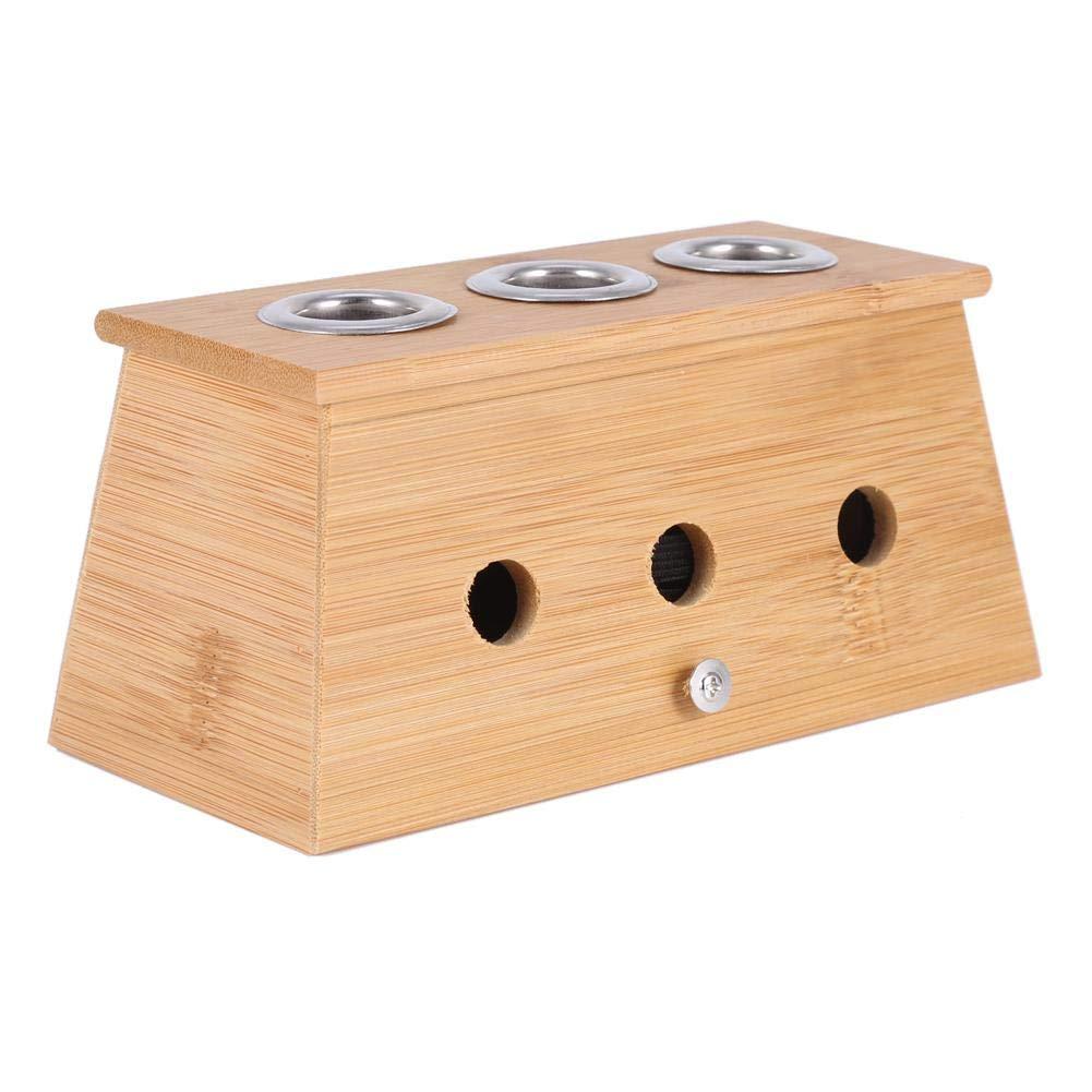 3 Types Moxibustion Bamboo Box - Acupuncture Massage Device Tool for ...