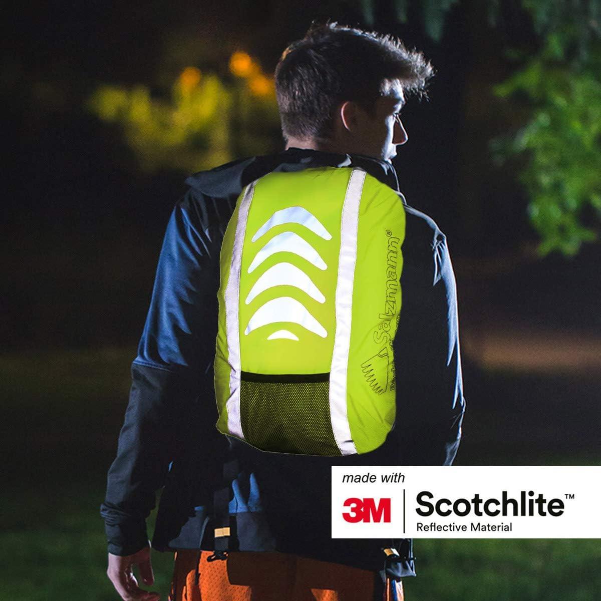 Salzmann 3M Reflective Backpack Cover | High Visibility Waterproof ...