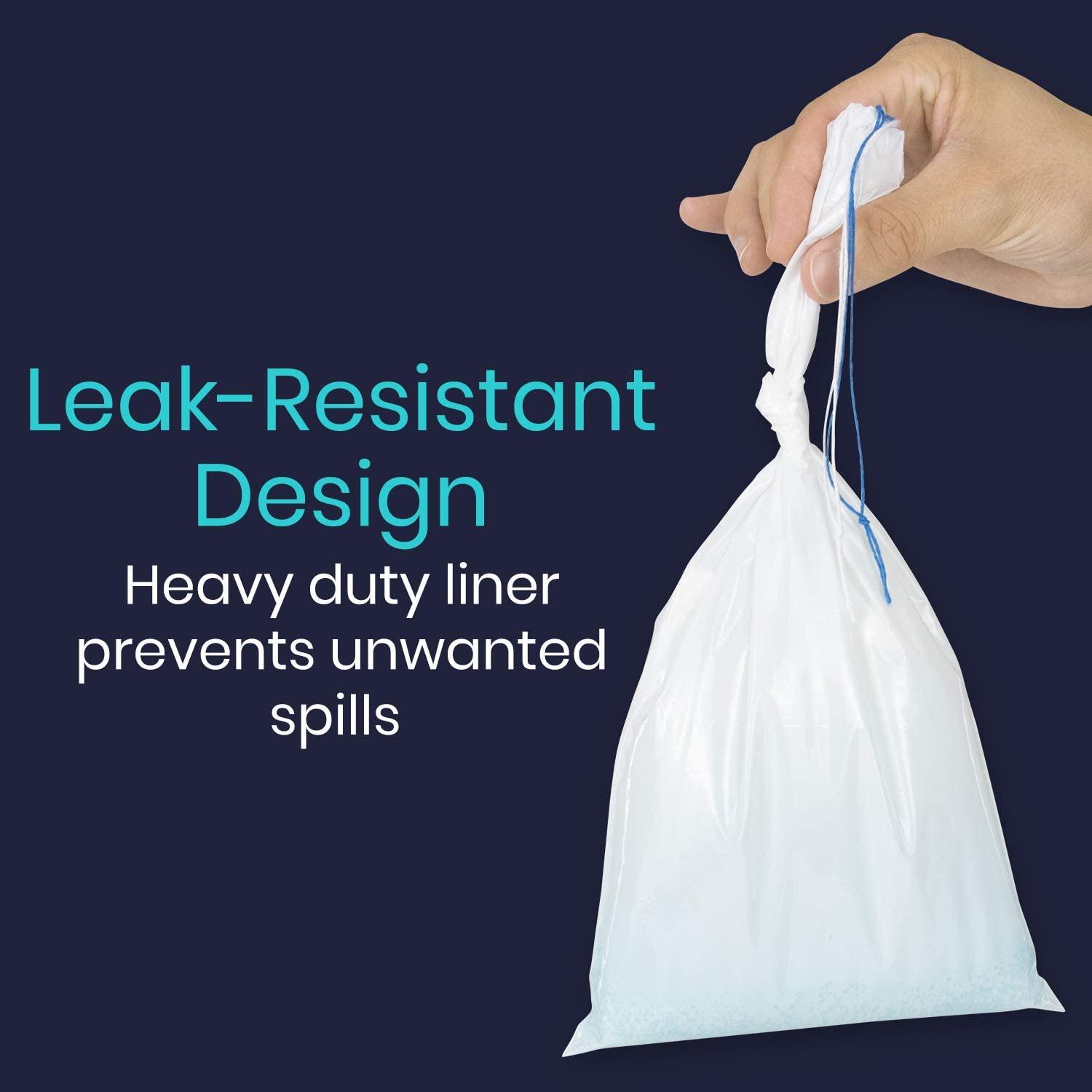 Vive Disposable Urinal Bags (20 Count) - Incontinence Pee Bladder for ...
