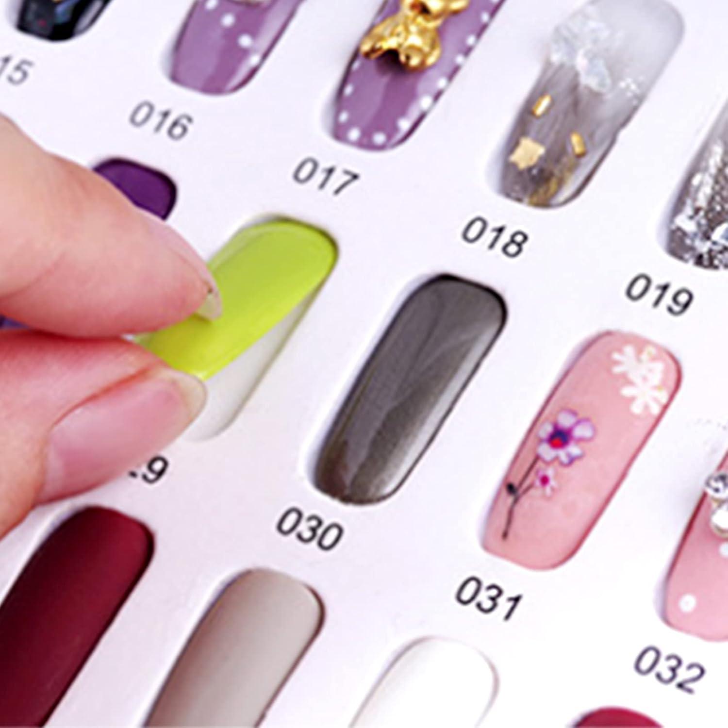 120 Colors Nail Art Display Set | Nail Tips Memory Tools & Gel Polish ...